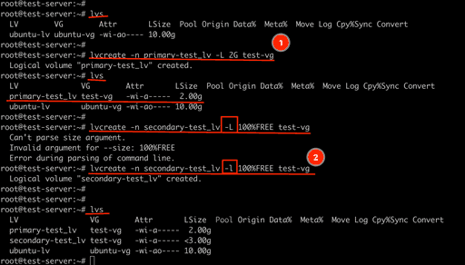 Creating LVM on ubuntu 22.04